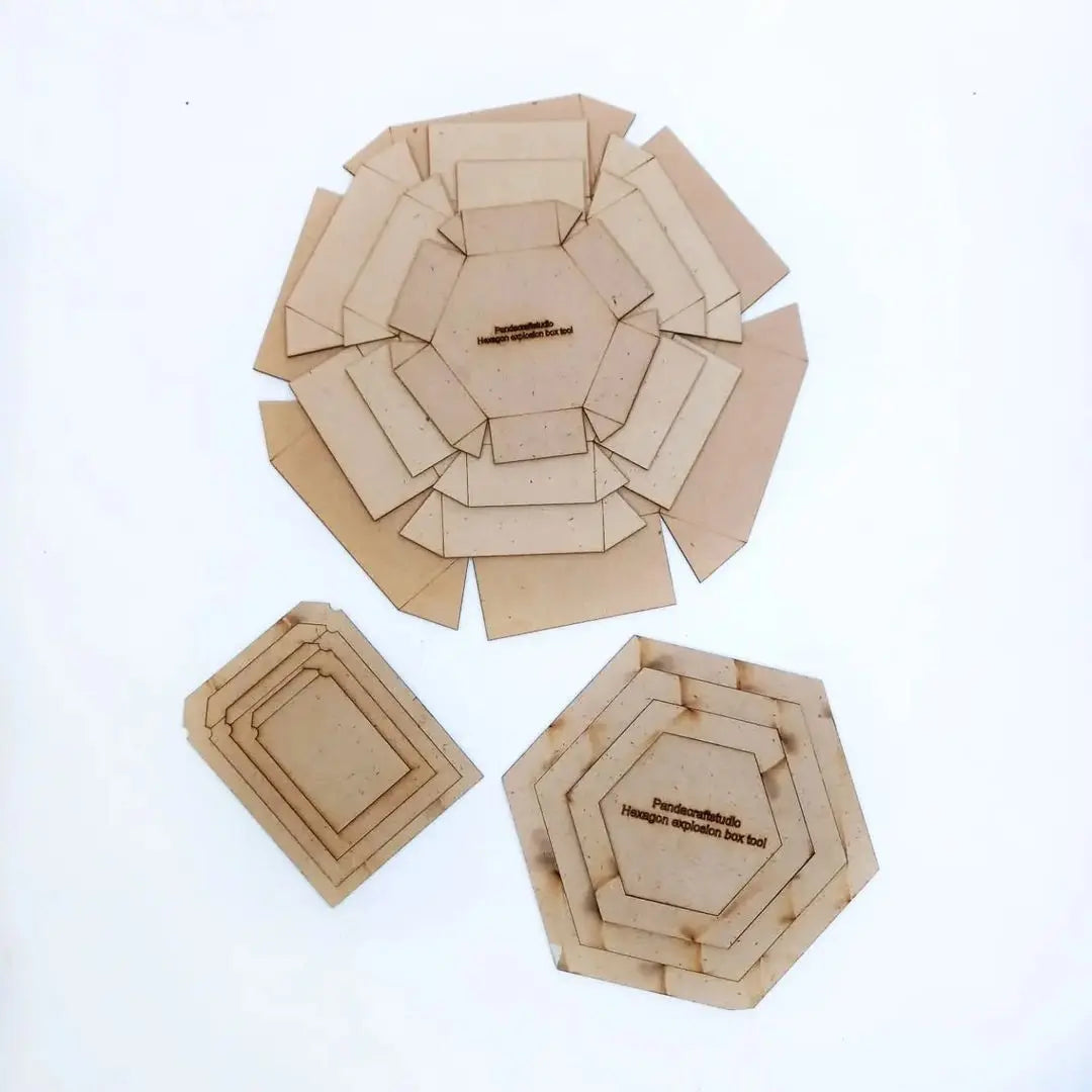 Hexagon Explosion Box Tool [BIG] - Buy Online Now! – PandaCraftStudio