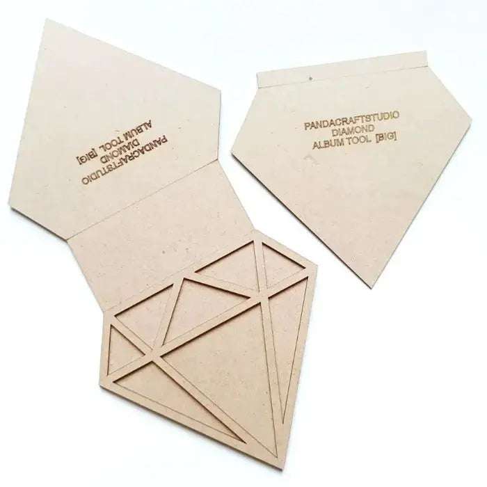 Diamond Album Big: High-Quality Handcrafted Photo Album – PandaCraftStudio