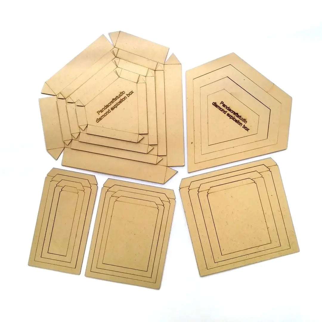 Diamond Explosion Box for Special Occasions - Big Size – PandaCraftStudio