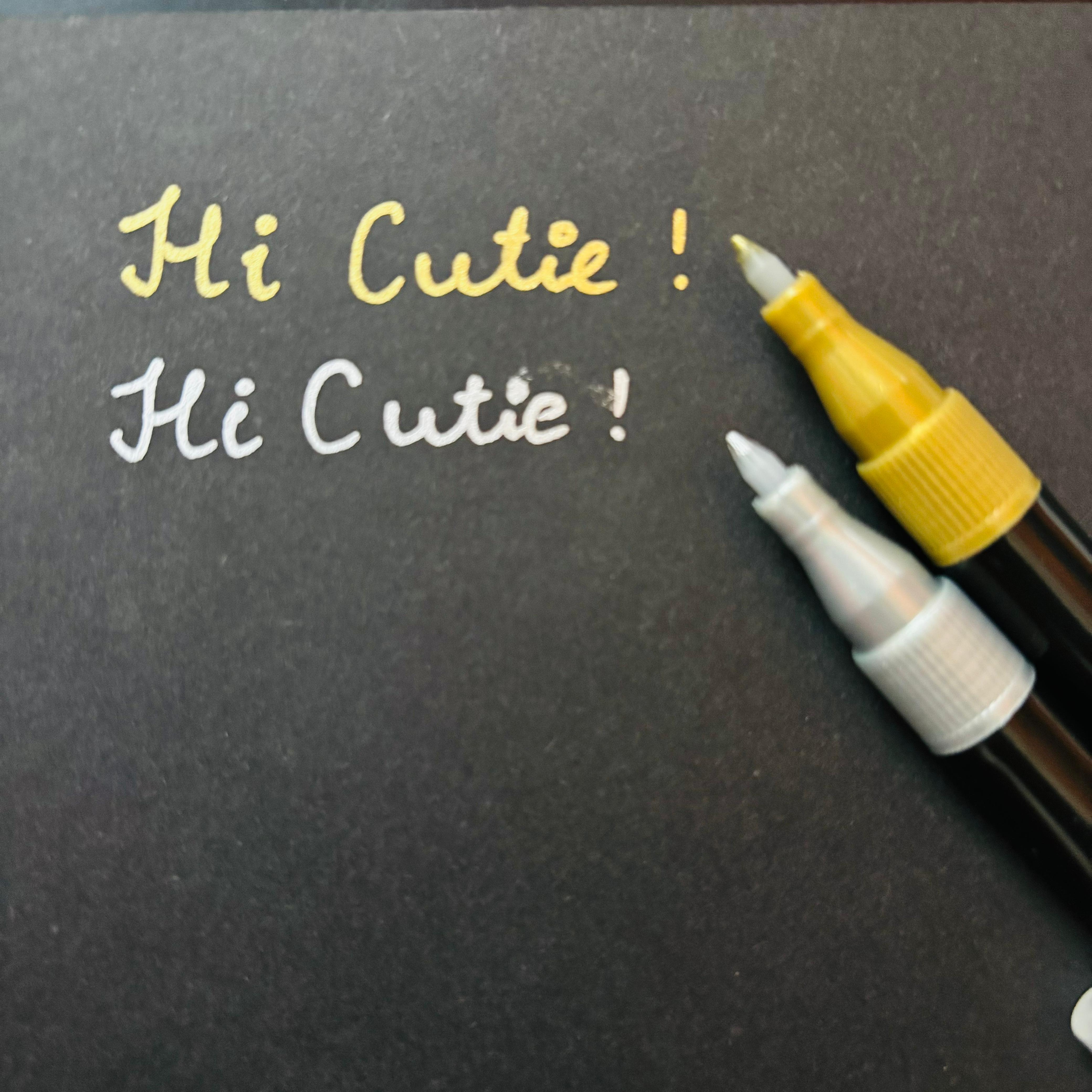PAINT MARKER PENS | GOLDEN & SILVER PEN – PandaCraftStudio